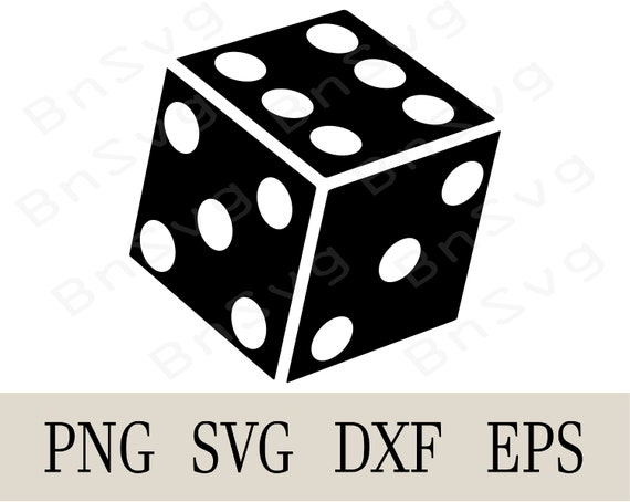 Simple Illustration of a Basic Six Sided Die Simple Dice - Etsy