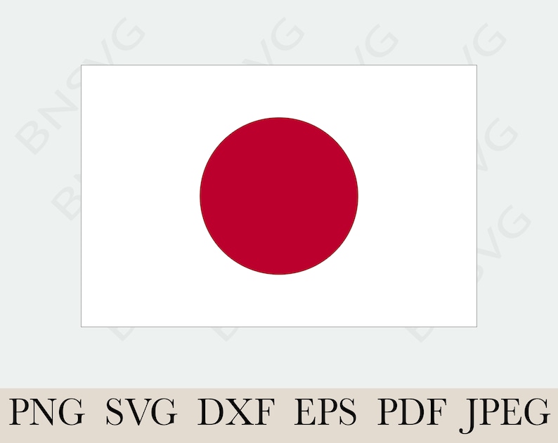Japan Flag SVG, Japanese National Banner Flag ,cutting File EPS ...