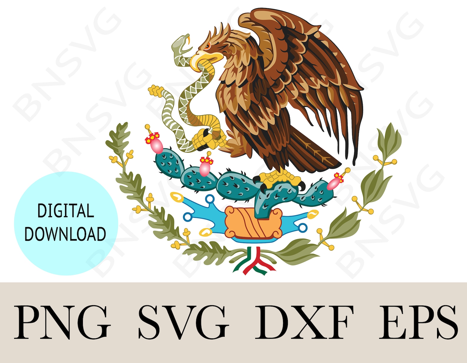 Coat of Arms of Mexico Flag, Mexico Flag Symbol Svg Png Dxf Eps Pdf Transparent Vector Graphic ...