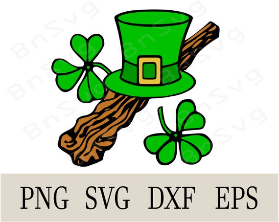 Hat and Shillelagh Color Vector Image Hat and Shillelagh - Etsy