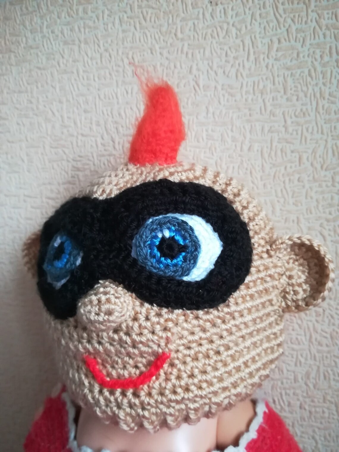 Superhero Hat Crochet Hat Funny Hat for Everyone - Etsy