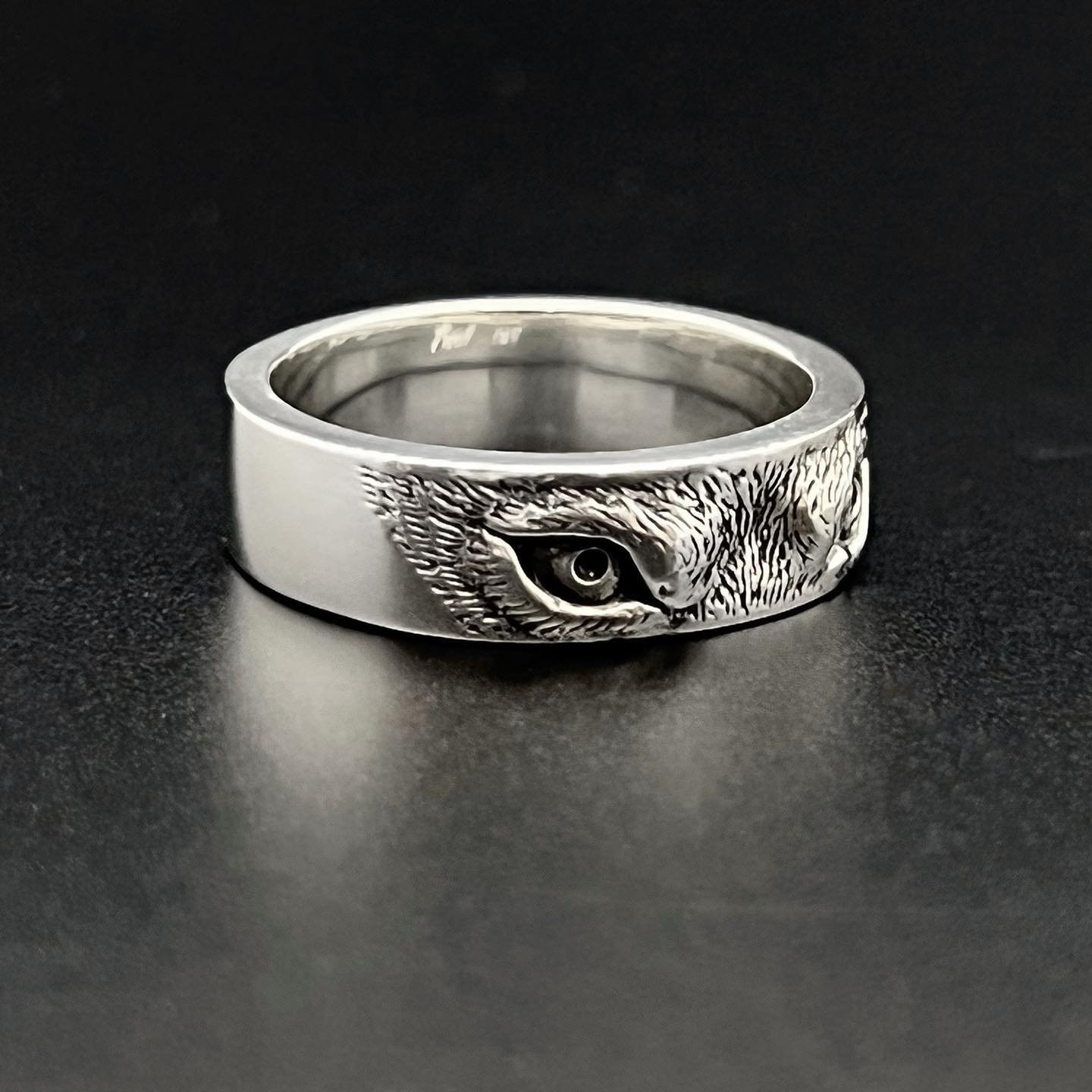Owl Eye Ring • 925 Sterling Silver Owl Eye Ring • Owl Eye Signet Ring ...