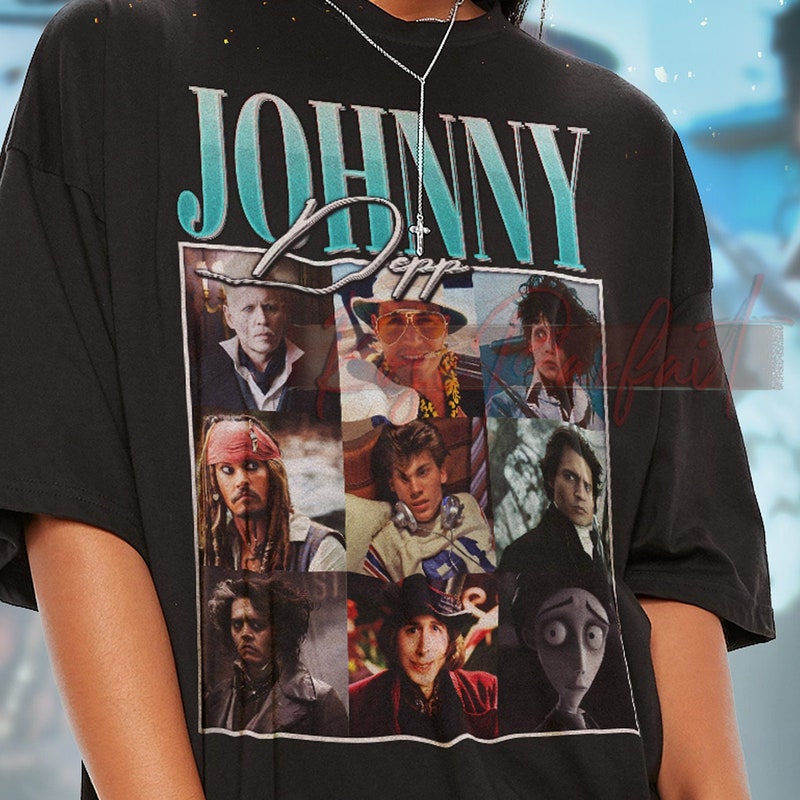 Johnny Depp T Shirt - Etsy