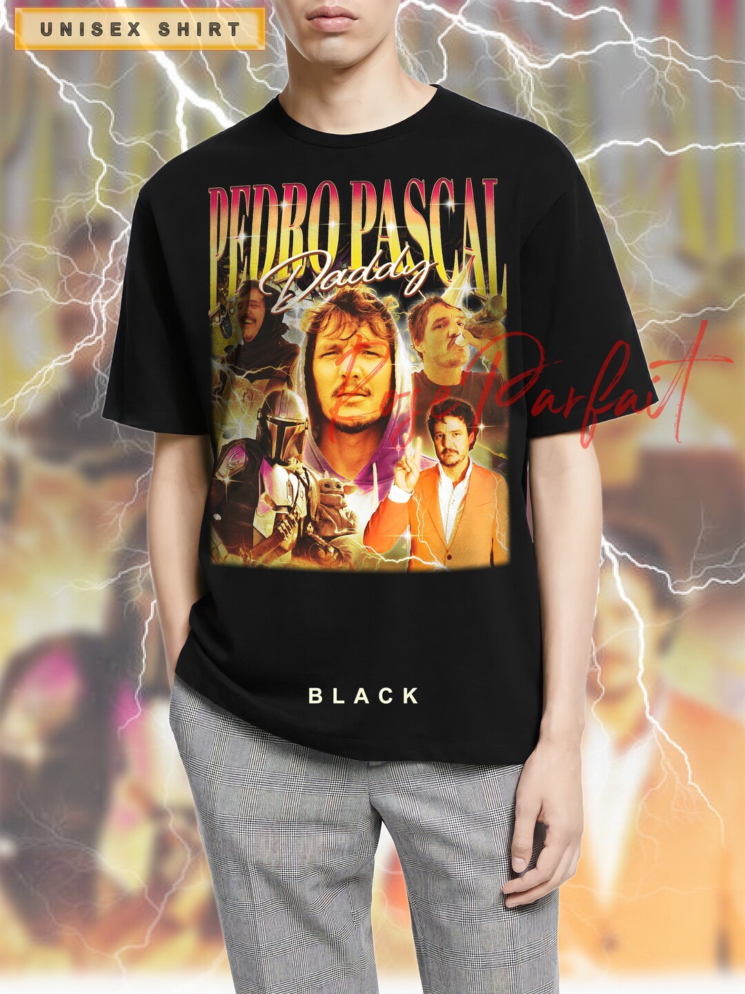 Retro 90s PEDRO PASCAL Shirt, Vintage Pedro Pascal Shirt Actor, Pedro ...