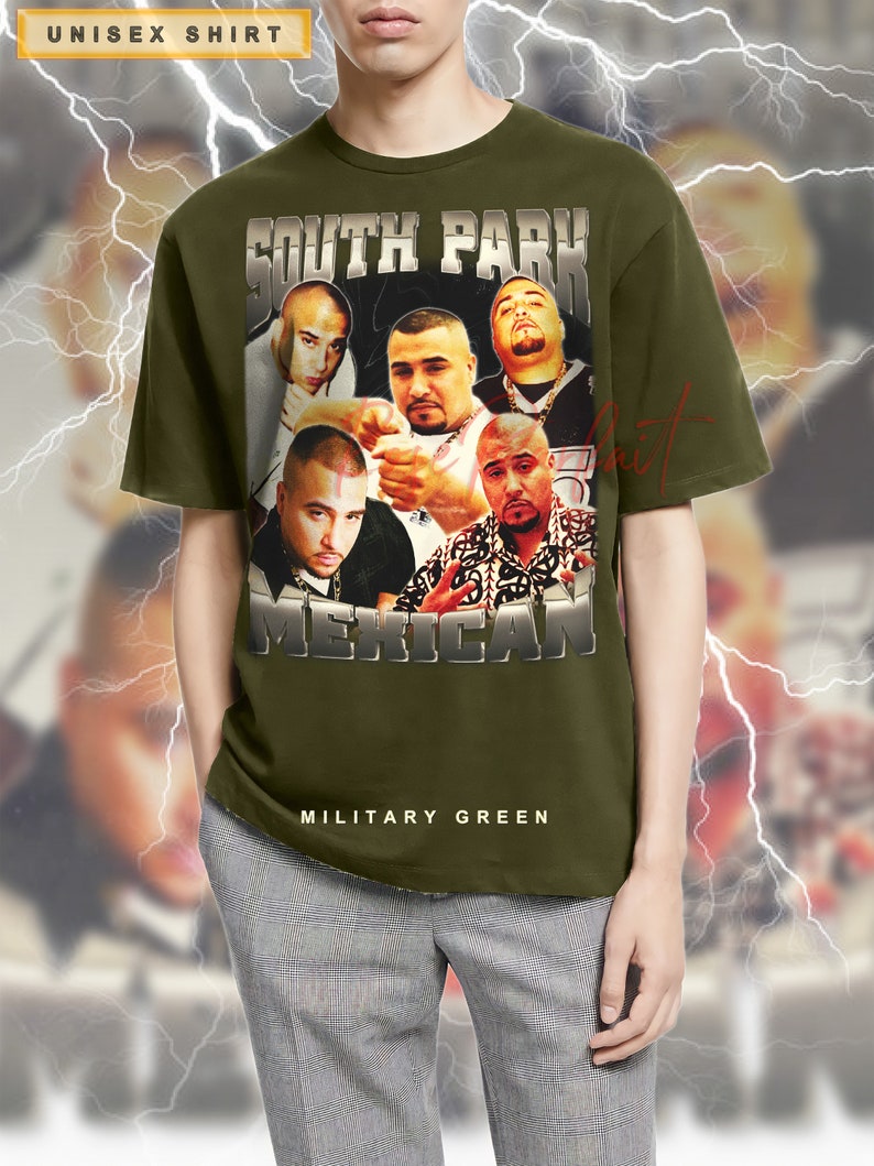 South Park Mexican Retro 90's T-shirt SPM Rapper - Etsy