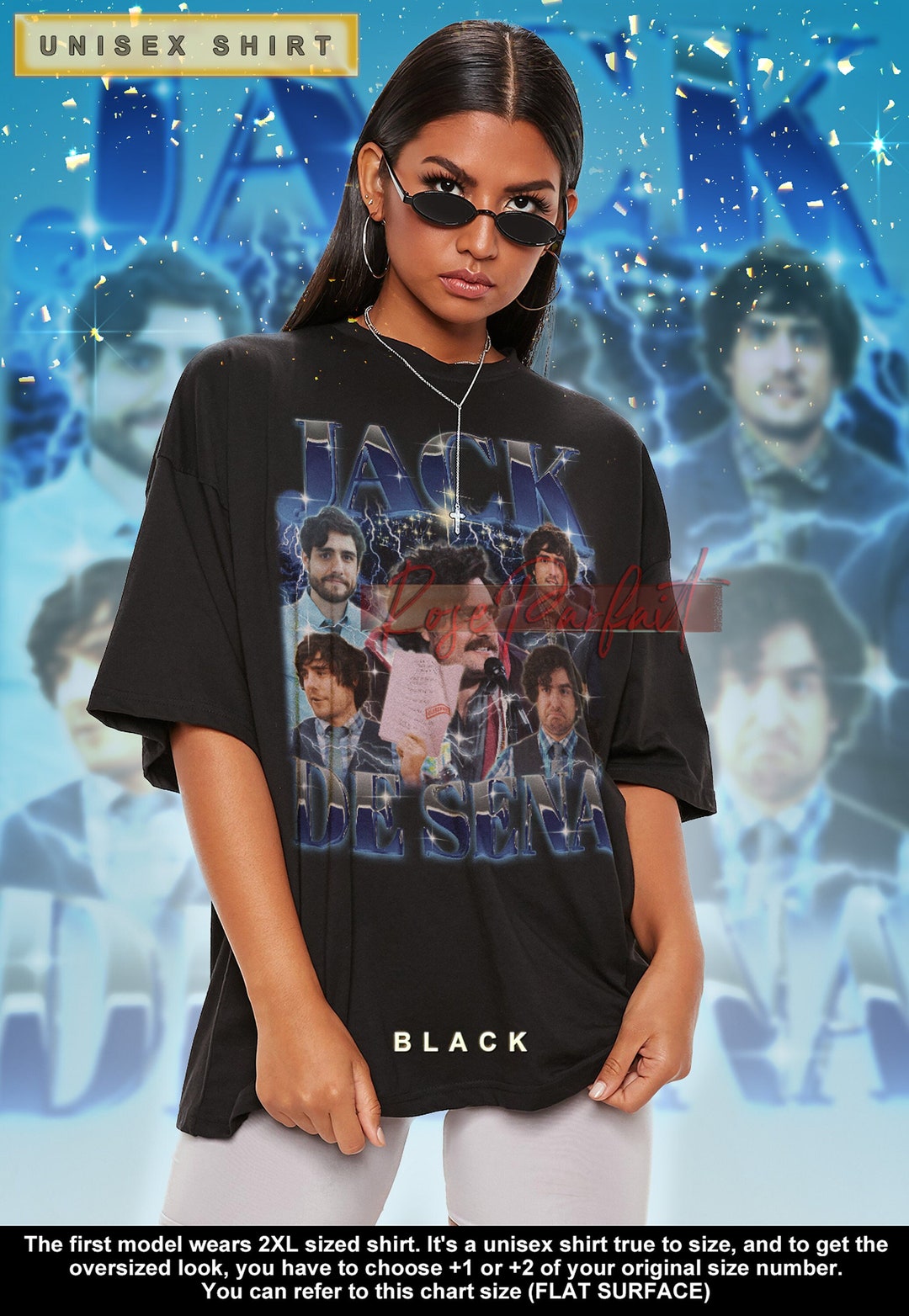 JACK DE SENA Retro T-shirt Jack De Sena Bootleg Tees, Jack De Sena Long Sleeve Shirt, Jack De ...