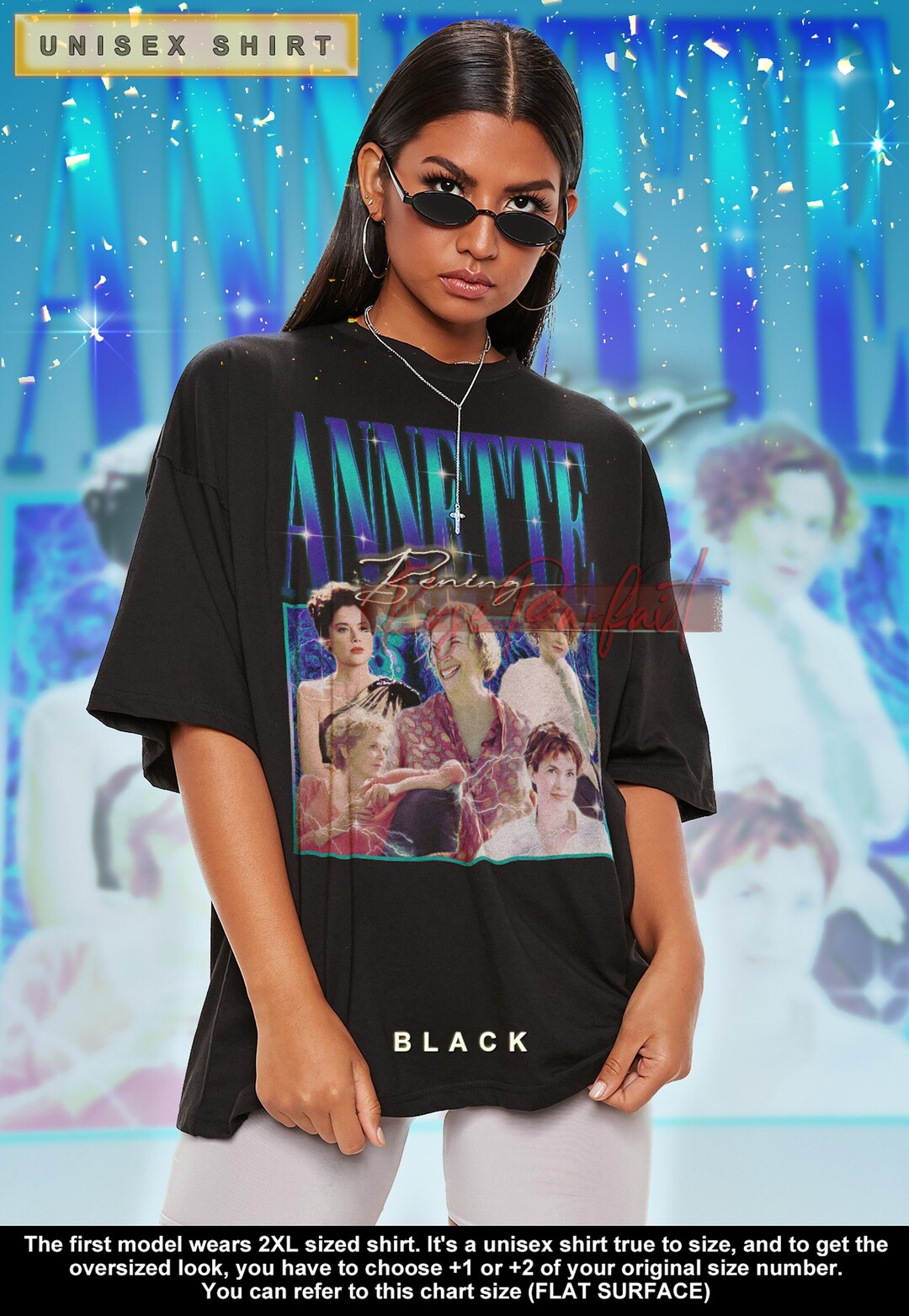 ANNETTE BENING T-shirt - Annette Bening Fans Gift, Annette Bening ...