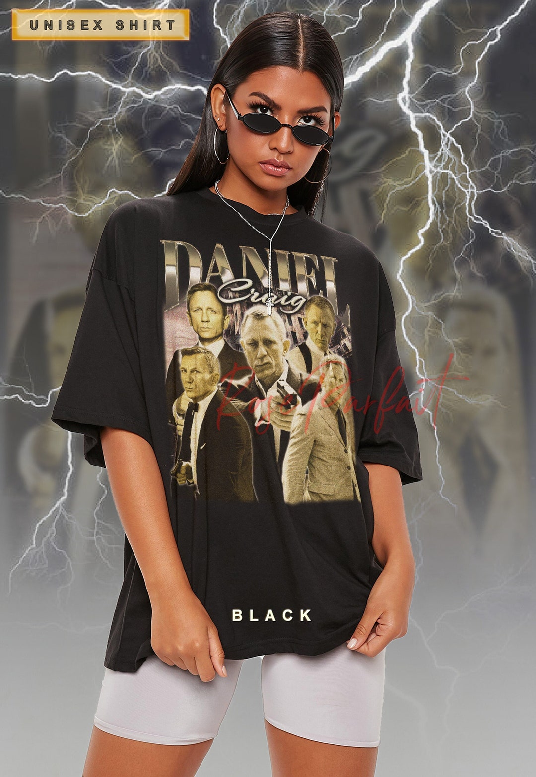 DANIEL CRAIG Tribute Shirt - Daniel Craig Retro Shirt, Daniel Craig ...