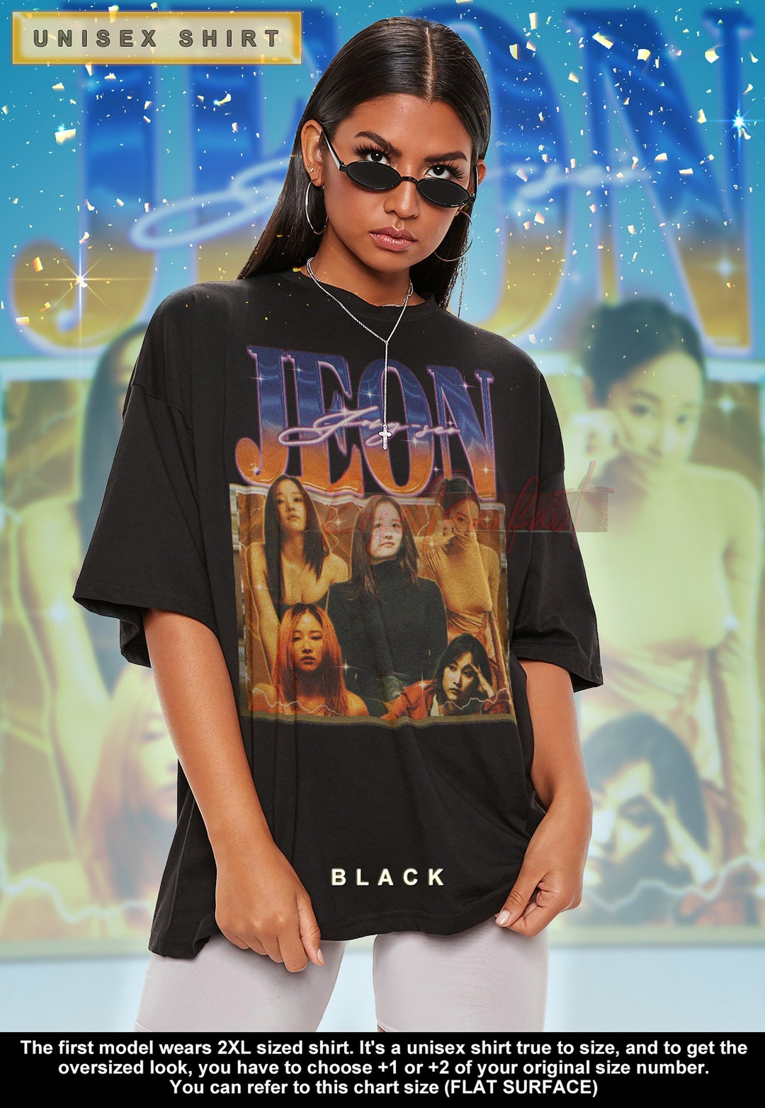 JEON JONG SEO T-shirt Rachel Jun Fans Shirt, Jeon Jong Seo Vintage Tees ...