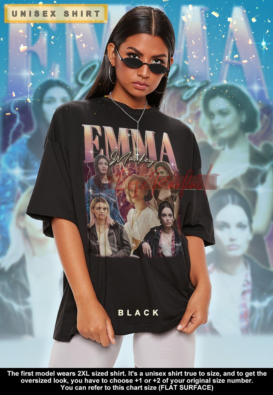 EMMA MACKEY Retro T-shirt - Emma Mackey Fan Club Shirt, Emma Mackey ...