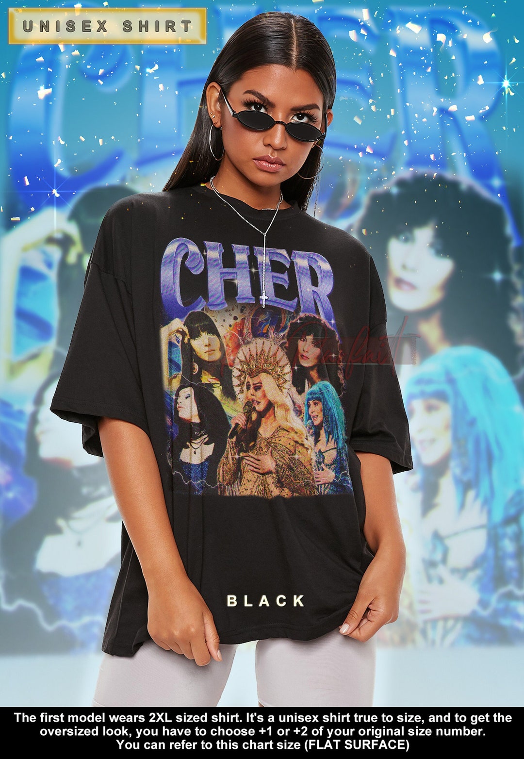 CHER T-shirt Cher Fans Shirt, Cher Vintage Tees, Cher Retro Shirt, Cher ...