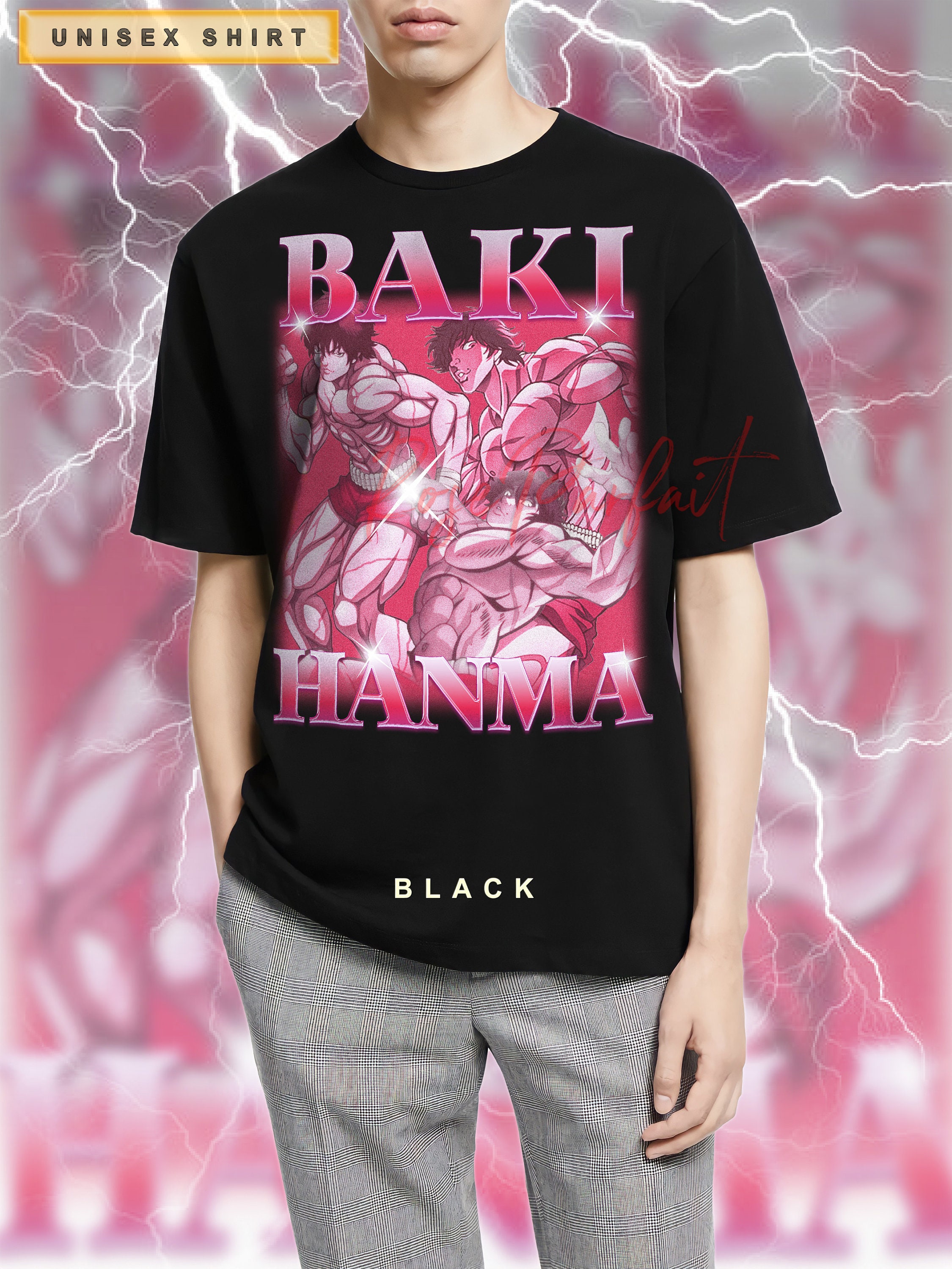 BAKI HANMA Manga Baki Hanma Baki Hanma Homage Tees Manga - Etsy UK
