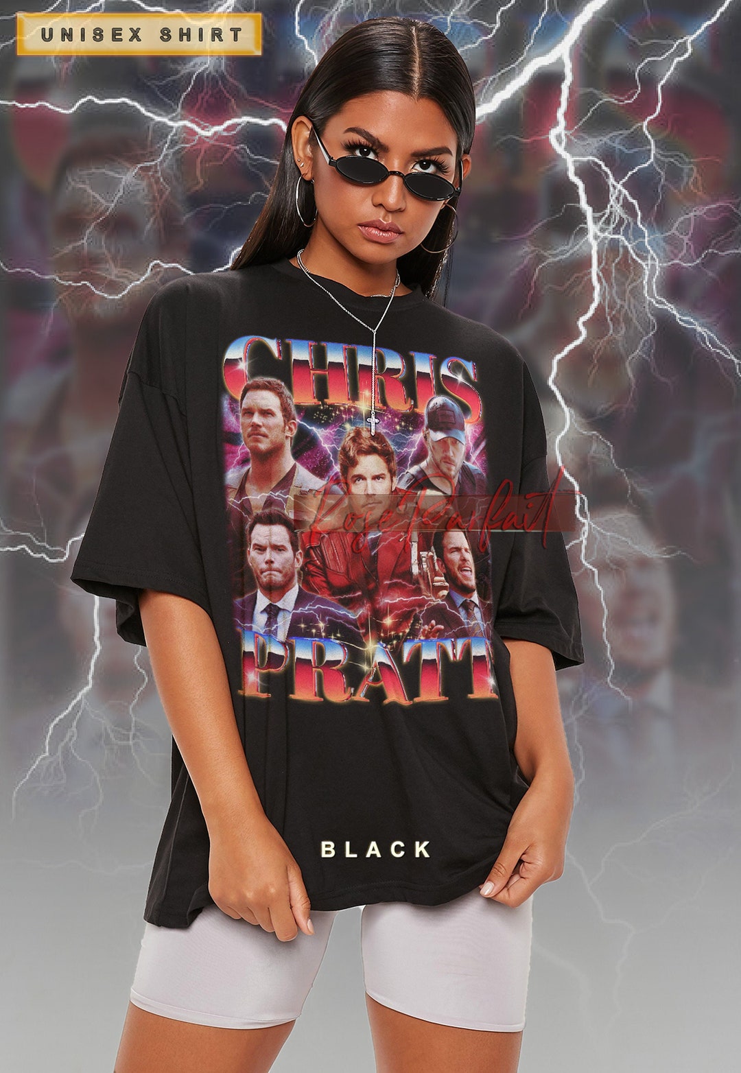 CHRIS PRATT Retro T-shirt - Chris Pratt Vintage Shirt, Chris Pratt 90's ...