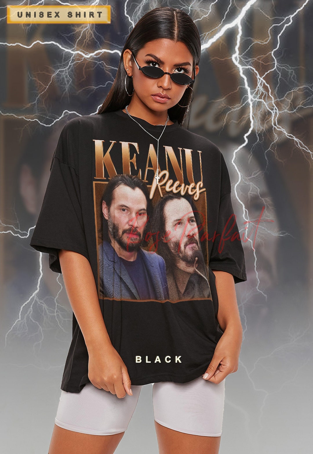 KEANU REEVES Retro T-shirt - Keanu Reeves Tee, Keanu Reeves Long Sleeve ...