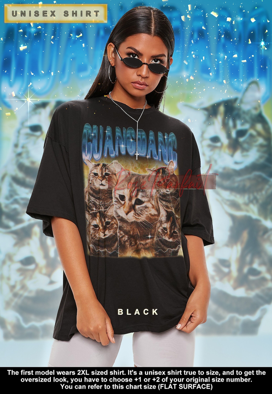 Guangdang Sad Cat Meme T-shirt Cat Memes Shirt, Cute Cat T-shirt, Sad ...