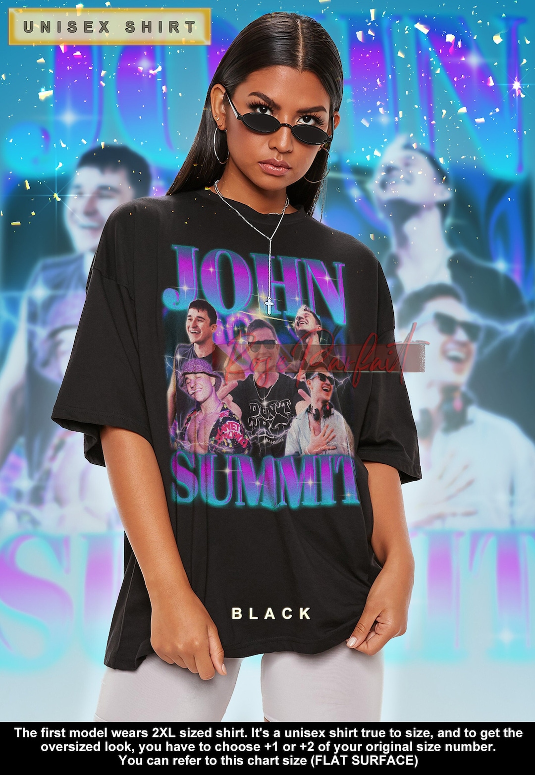 JOHN SUMMIT Shirt, John Summit Vintage Shirt, John Summit Retro 90s ...