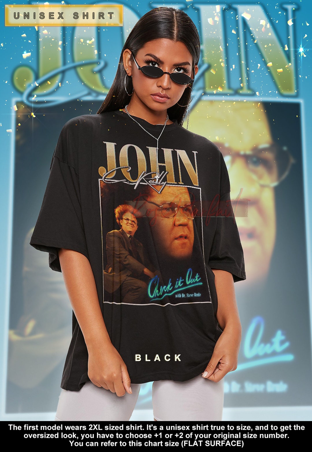 JOHN C REILLY Retro T-shirt - John Reilly Bootleg Tees, John Reilly ...