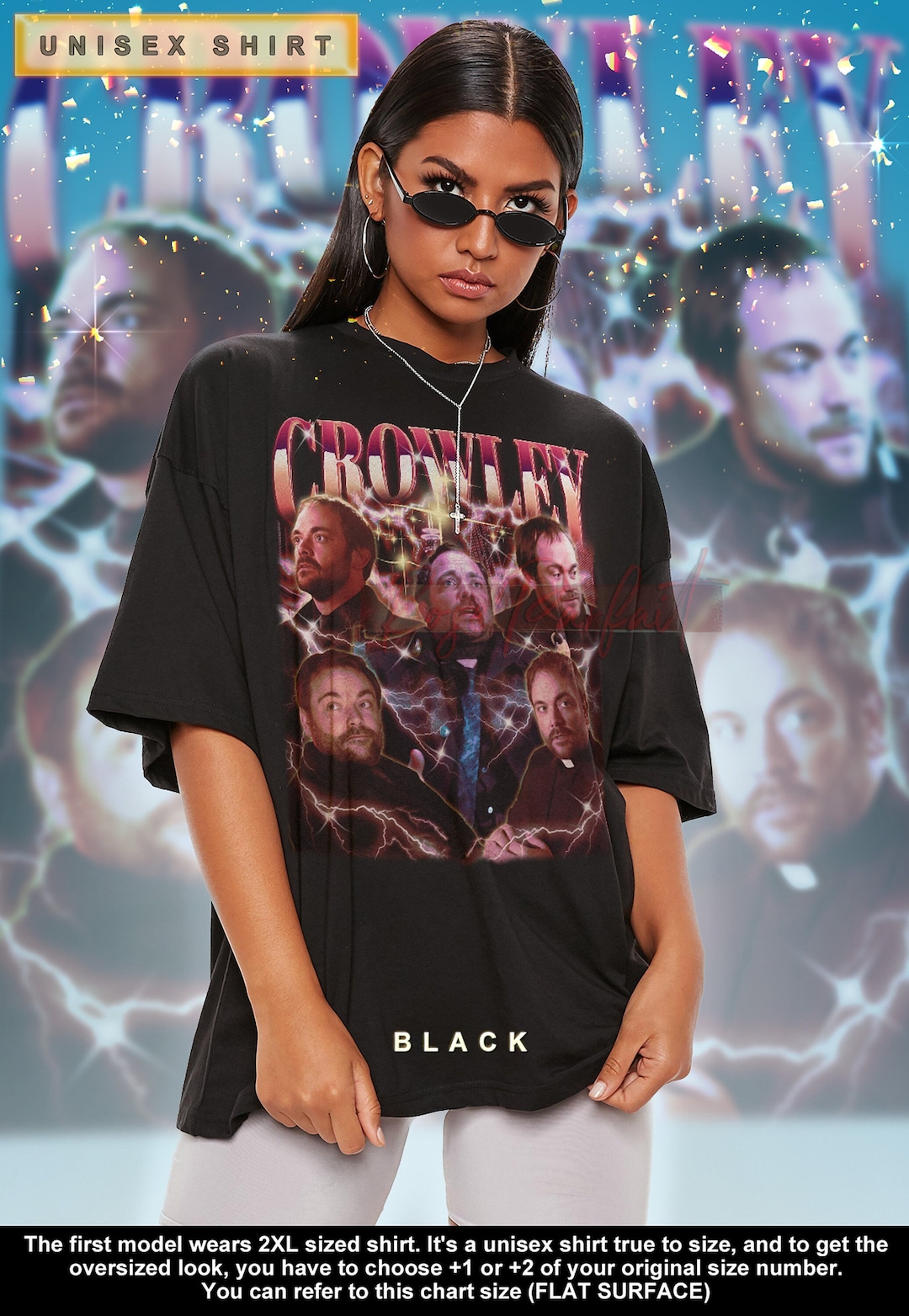 CROWLEY Vintage T-shirt - Crowley Fans Gifts, Crowley Retro Shirt ...