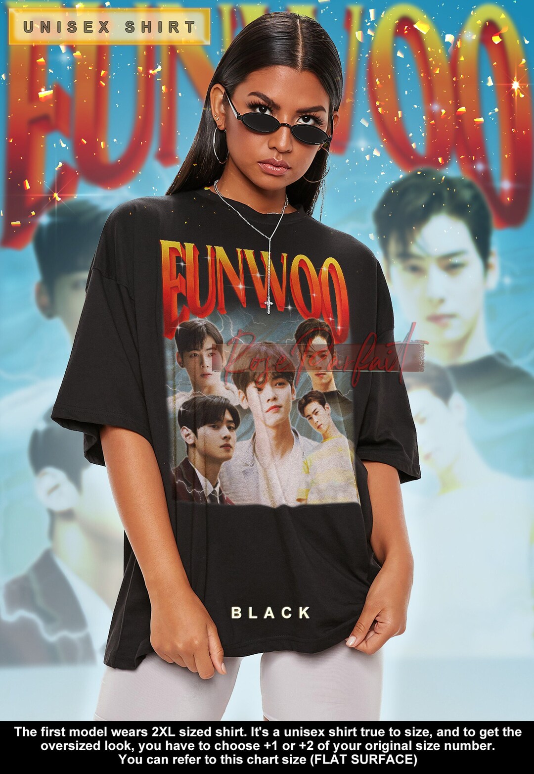 CHA EUNWOO T-shirt Cha Eunwoo Fans Shirt, Cha Eunwoo Vintage Tees, Cha ...