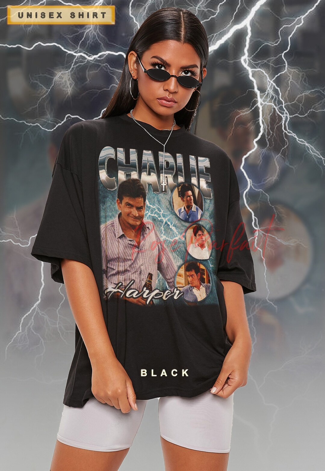 CHARLIE HARPER Fans Gift T-shirt - Charlie Harper Homage Shirt, Charlie ...