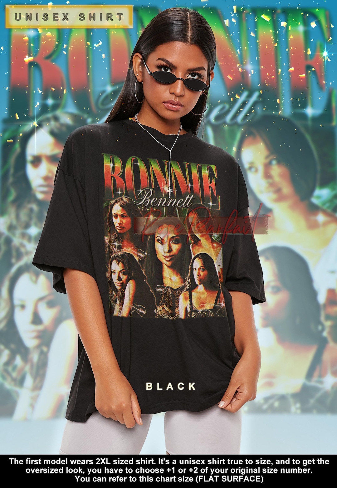 BONNIE BENNETT Vintage Shirt, Bonnie Bennett Homage Tshirt, Bonnie ...