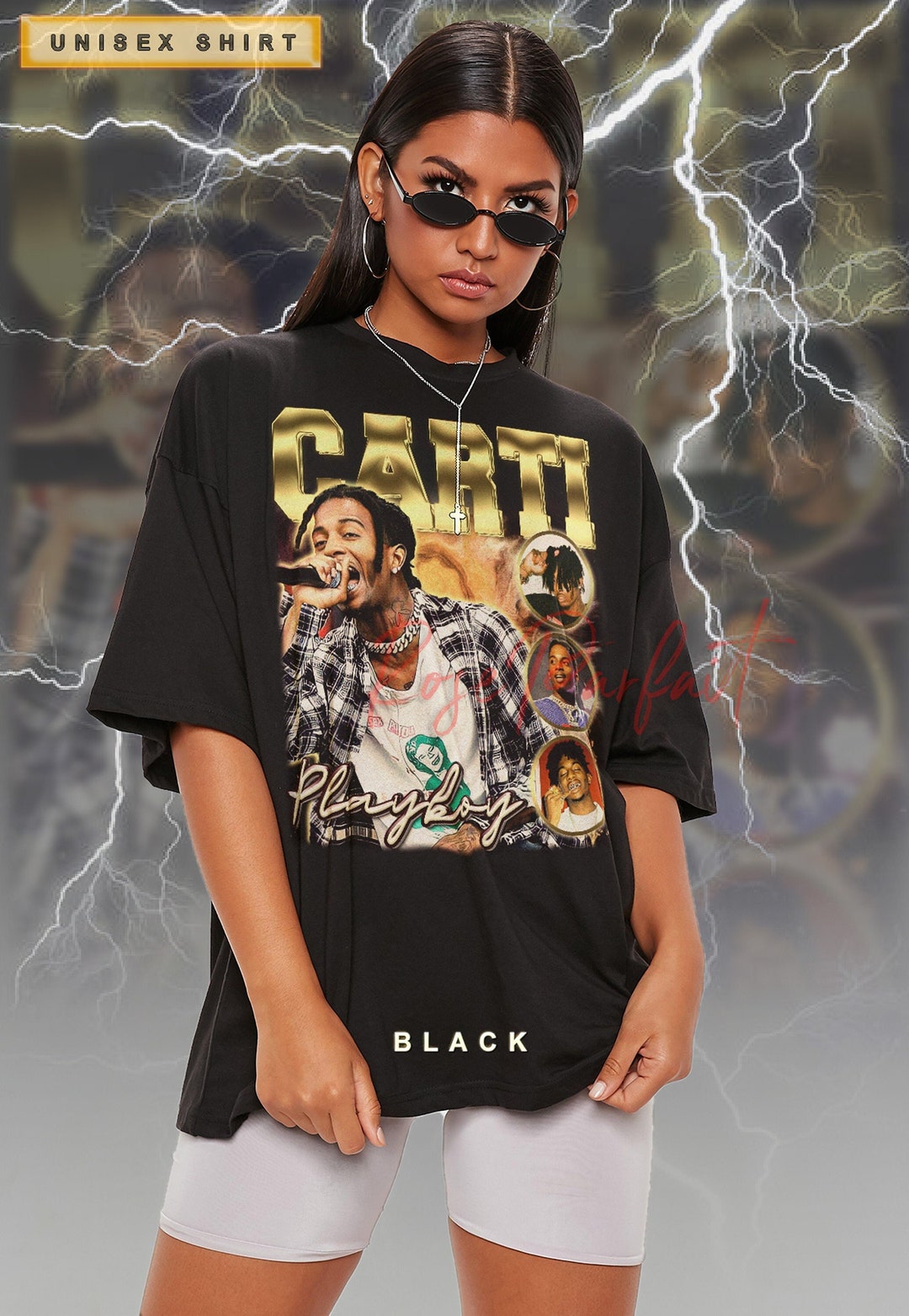 PLAYBOI CARTI Retro T-shirt - Playboi Carti Vintage Shirt, Rapper ...