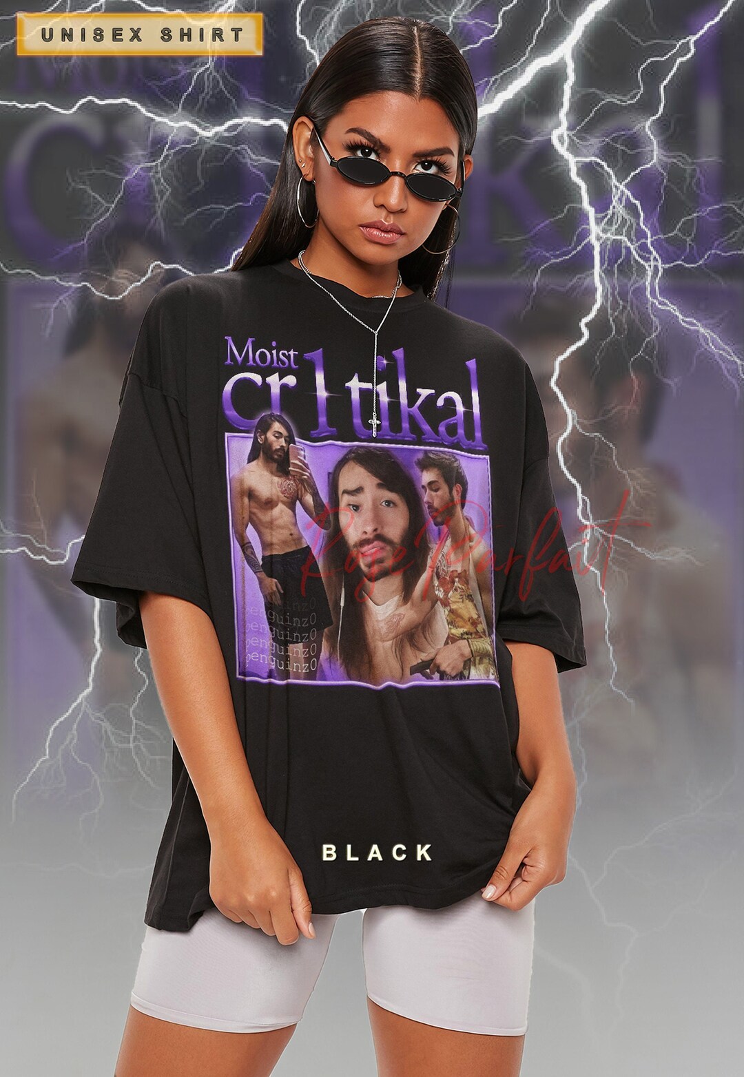 PENGUINZ MOISTCRTIKAL Retro T-shirt - Penguinz Moistcrtikal Tee ...