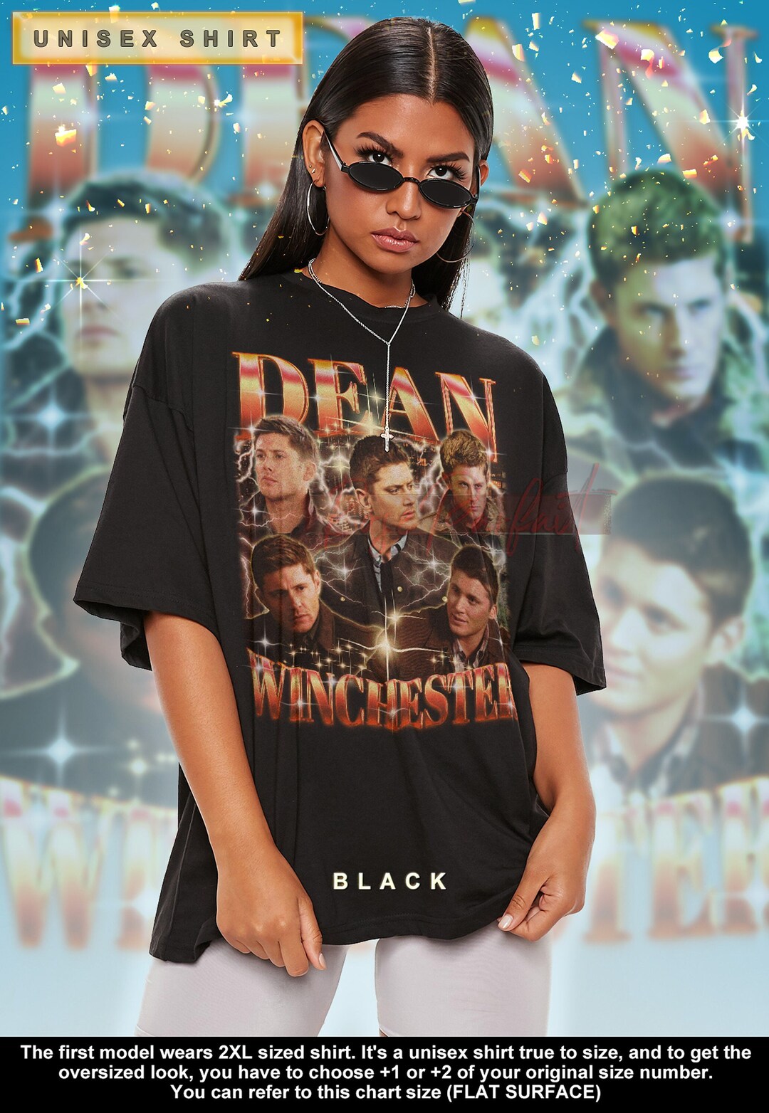 DEAN WINCHESTR 90's T-shirt Dean Winchestr Bootleg Tees, Dean Winchestr ...