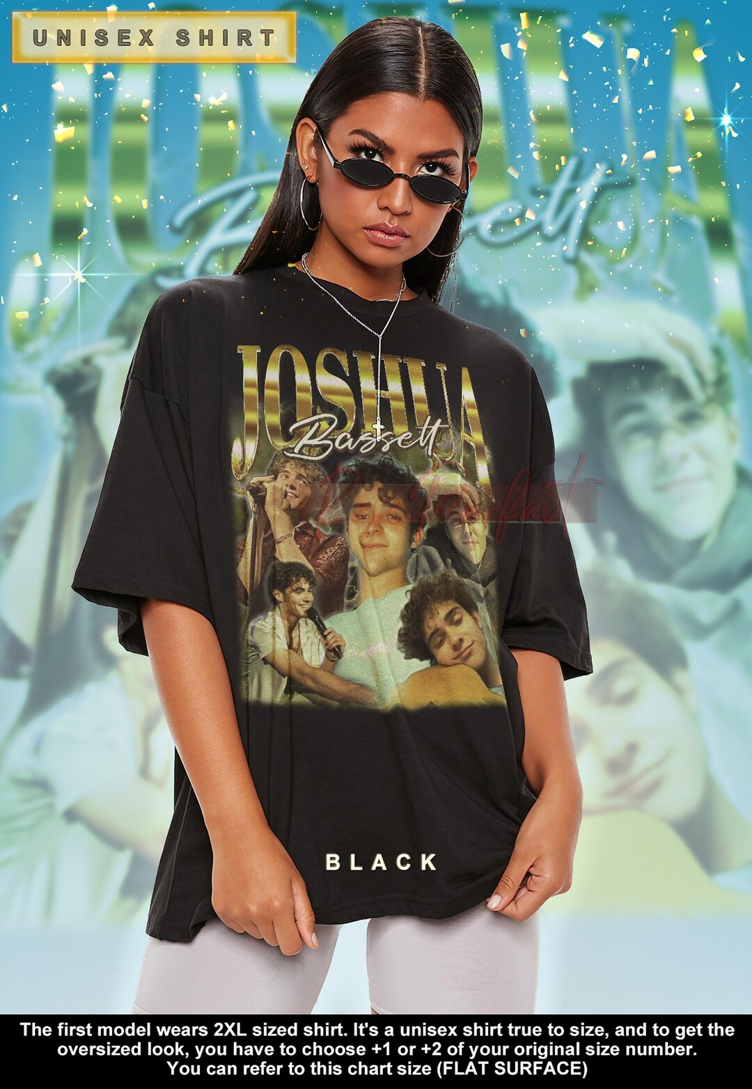 JOSHUA BASSETT 90's T-shirt Joshua Bassett Bootleg Tees, Joshua Bassett ...