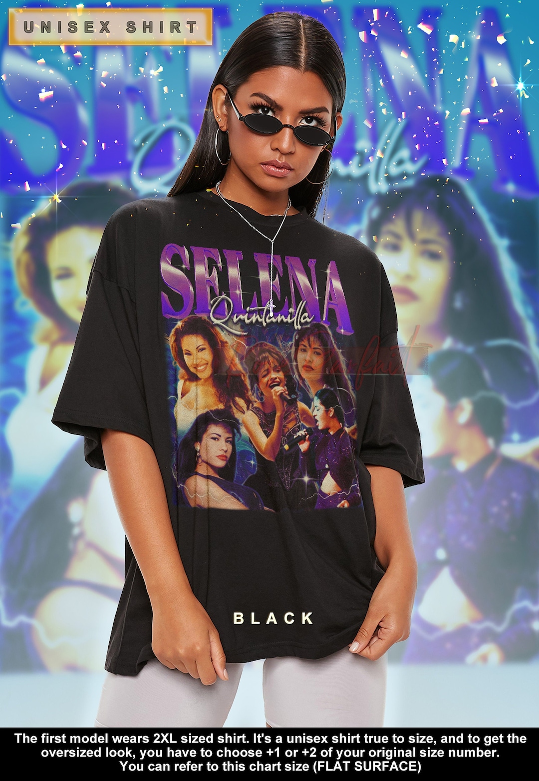 SELENA QUINTANILLA Vintage T-shirt - Selena Quintanilla Bootleg Tees ...