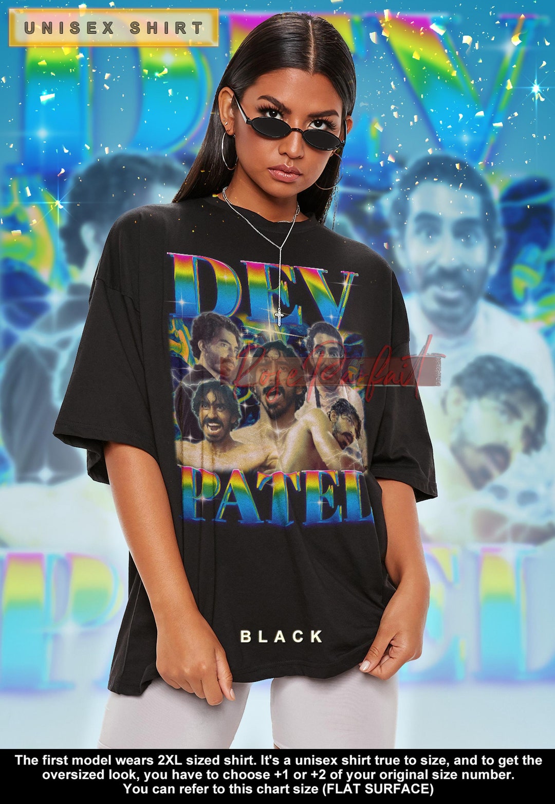 Bootleg DEV PATEL Vintage Shirt, Dev Patel Homage Tshirt, Dev Patel Fan ...