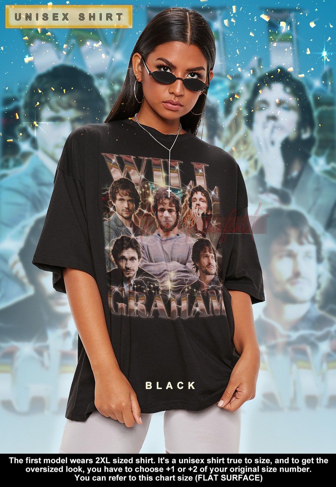 WILL GRAHM Vintage T-shirt - Will Grahm Bootleg Tees, Will Grahm Fans ...