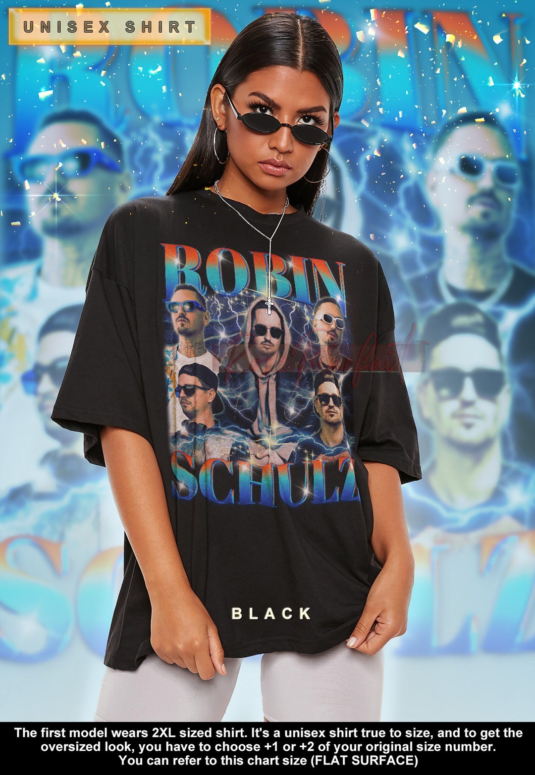 ROBIN SCHULZ T Retro T-shirt - Robin Schulz Homage Shirt, Robin Schulz Fans Gifts, Robin Schulz ...