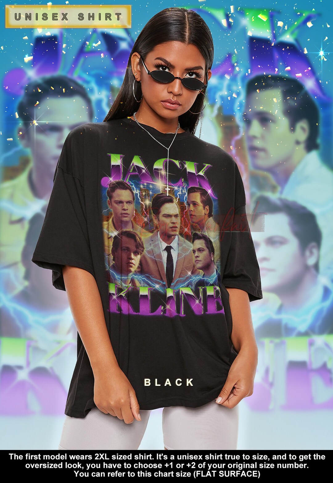 JACKK KLINE Retro T-shirt - Jjack Klne 90's Tee, Jack Klne Long Sleeve ...