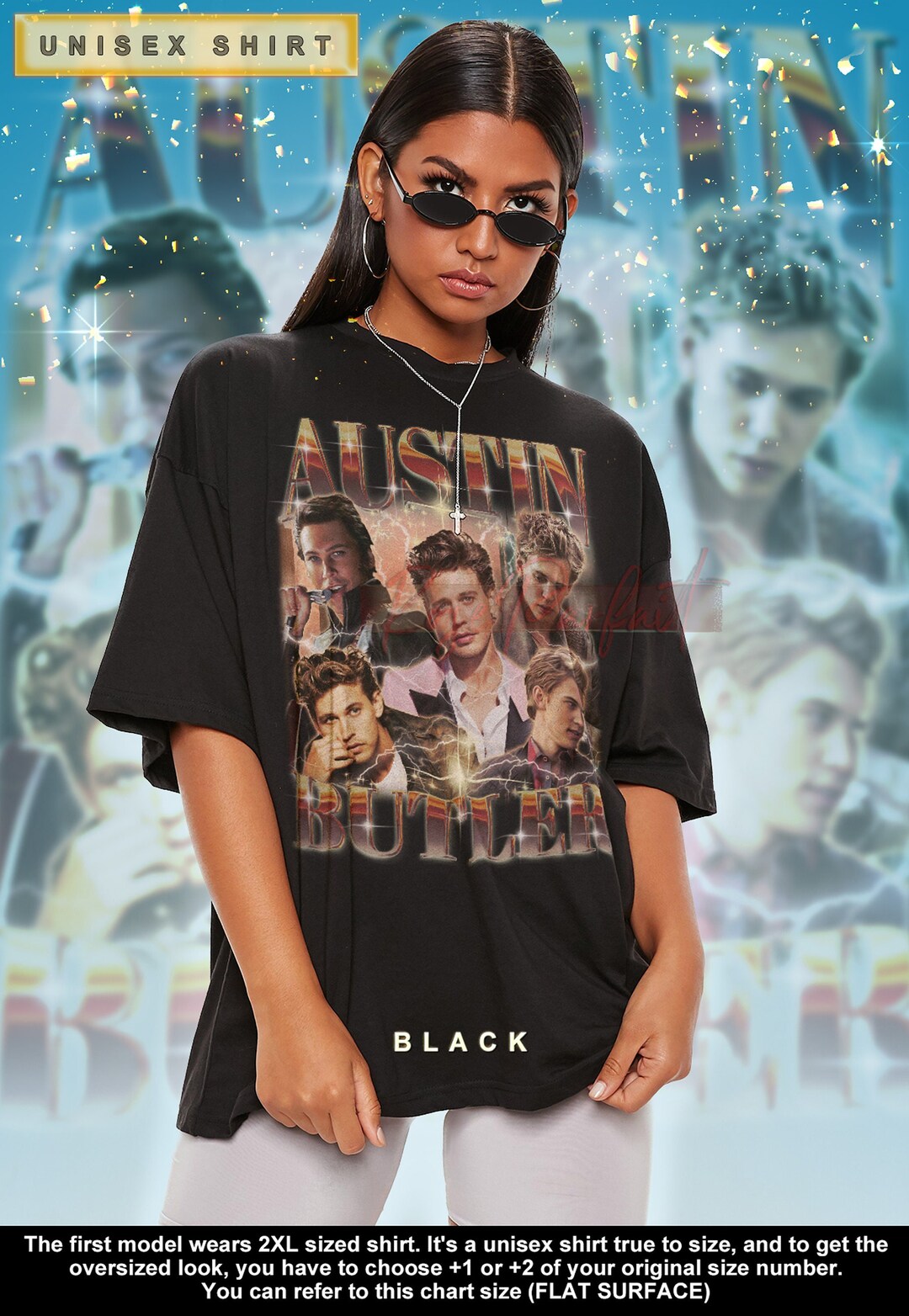 AUSTIN BUTLER 90's T-shirt Austin Butler Bootleg Tees, Austin Butler ...