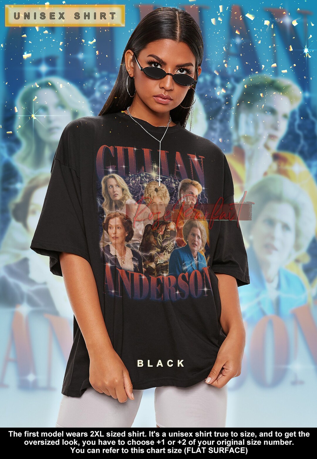 GILLIAN ANDERSON T-shirt - Gillian Anderson Fans Gift Gillian Anderson ...