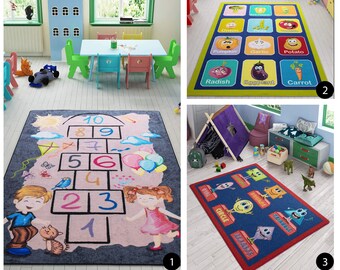 Kids Hopscotch Rug - Etsy