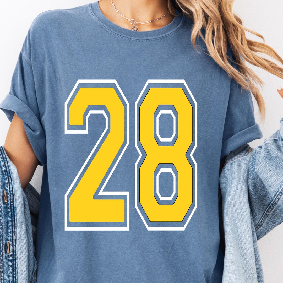 Custom Number Shirt: Personalized Game Day Football Tee - Etsy