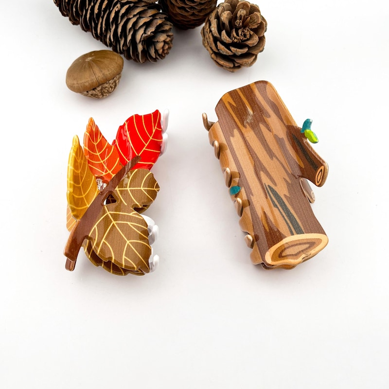 Leaf Hair Clip - Etsy