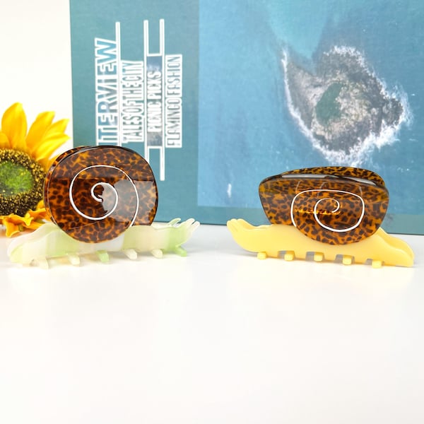 Snail Hair Claw Clip - Etsy