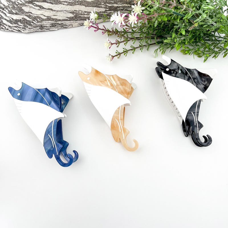 Funky Hair Clip Acetate - Etsy