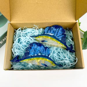 Swordfish Hair Claw Clip,marine Animal Claw Clip,large Hair Claw,custom ...