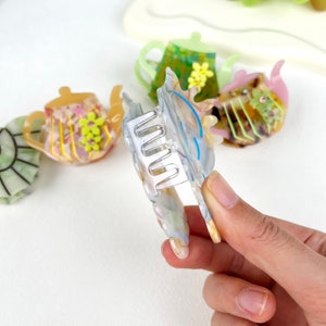 Teapot Hair Claw Cilps, Custom Unique Logo/text on Box,acetate Colorful ...