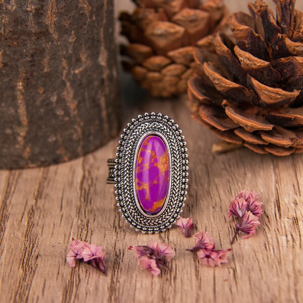 Big Stone Ring - Etsy