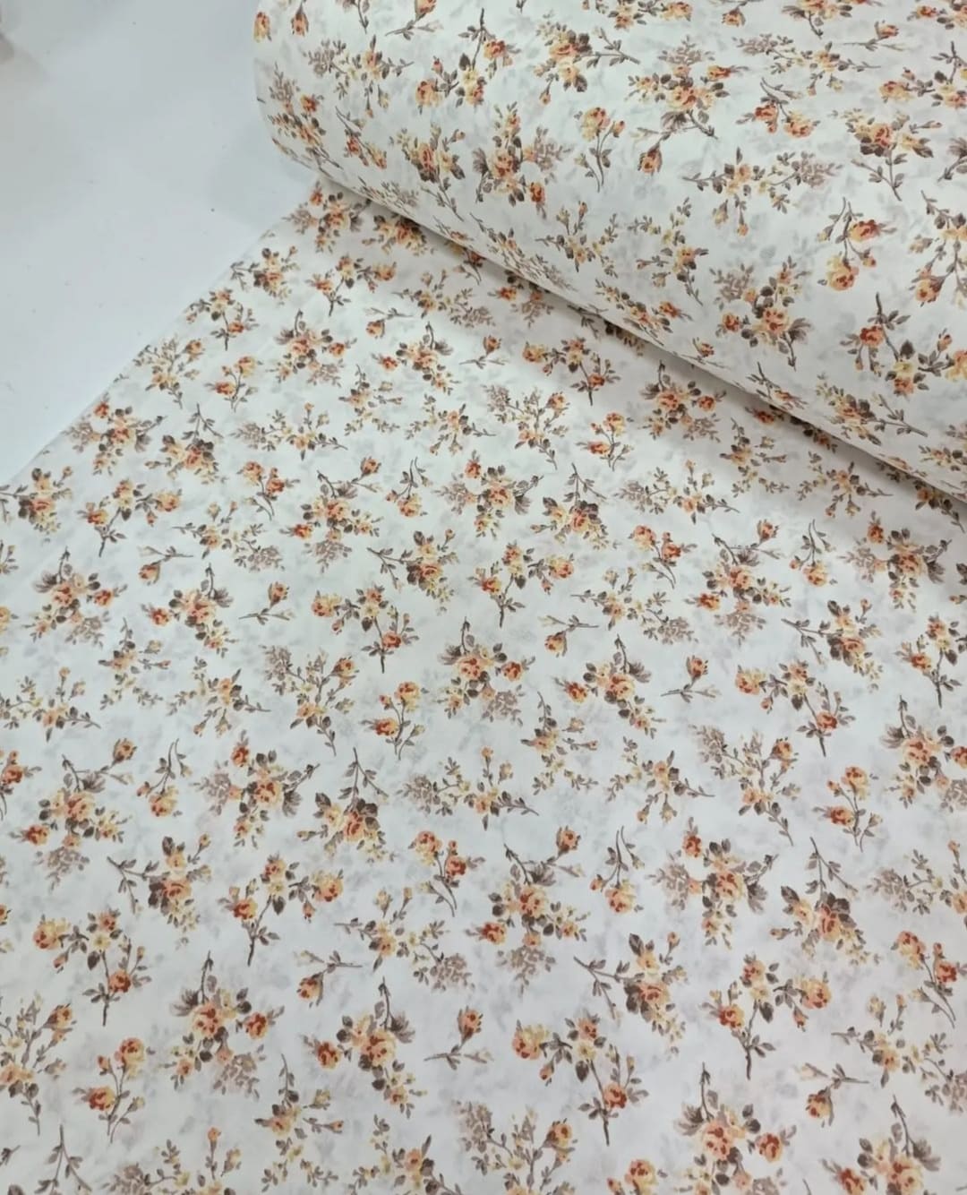 Beautiful Flowers Cotton Fabric, Extra Wide, Oeko-tex, Fabric by the ...