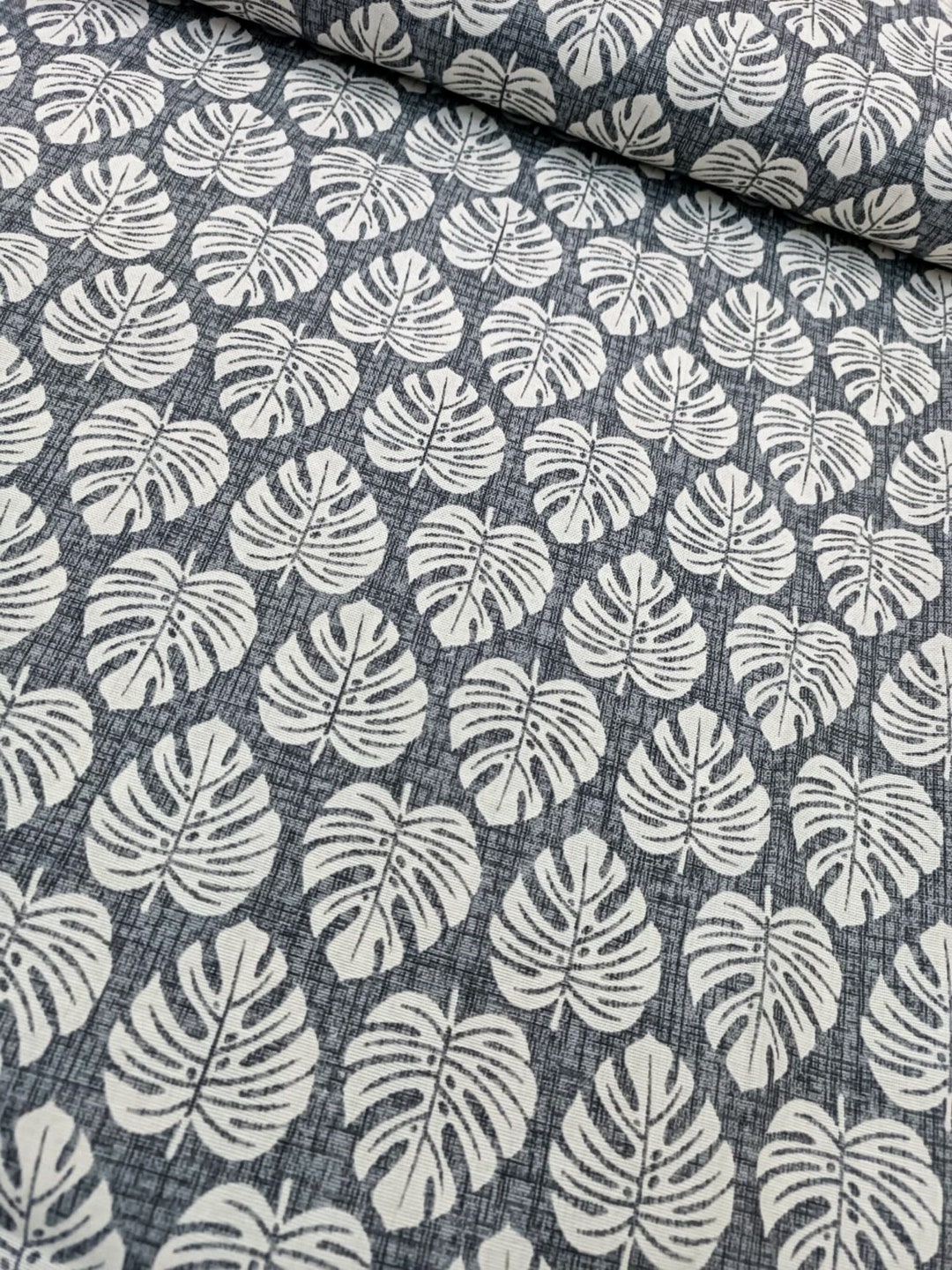 Waterproof, Leaves Printed, Home Decor Upholstery Fabric, Cotton Canvas ...