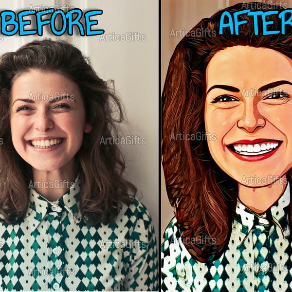 Caricature Me - Etsy