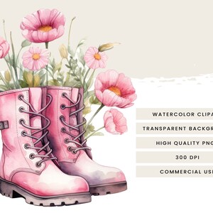 20 Watercolor Spring Wild Flower Clipart Bundle Sublimation Designs ...
