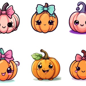 27 Cute Pumpkin Clipart Bundle Sublimation Designs Digital Prints ...