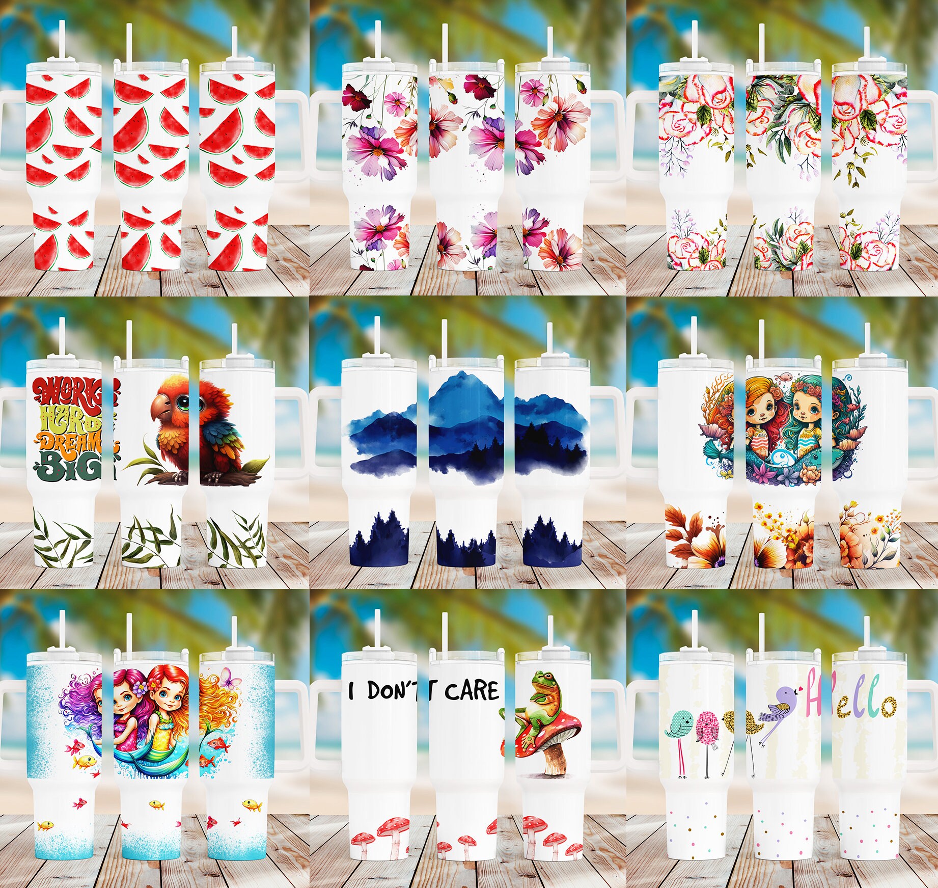 40oz Tumbler Bundle Sublimation Designs Sublimation Designs - Etsy Canada